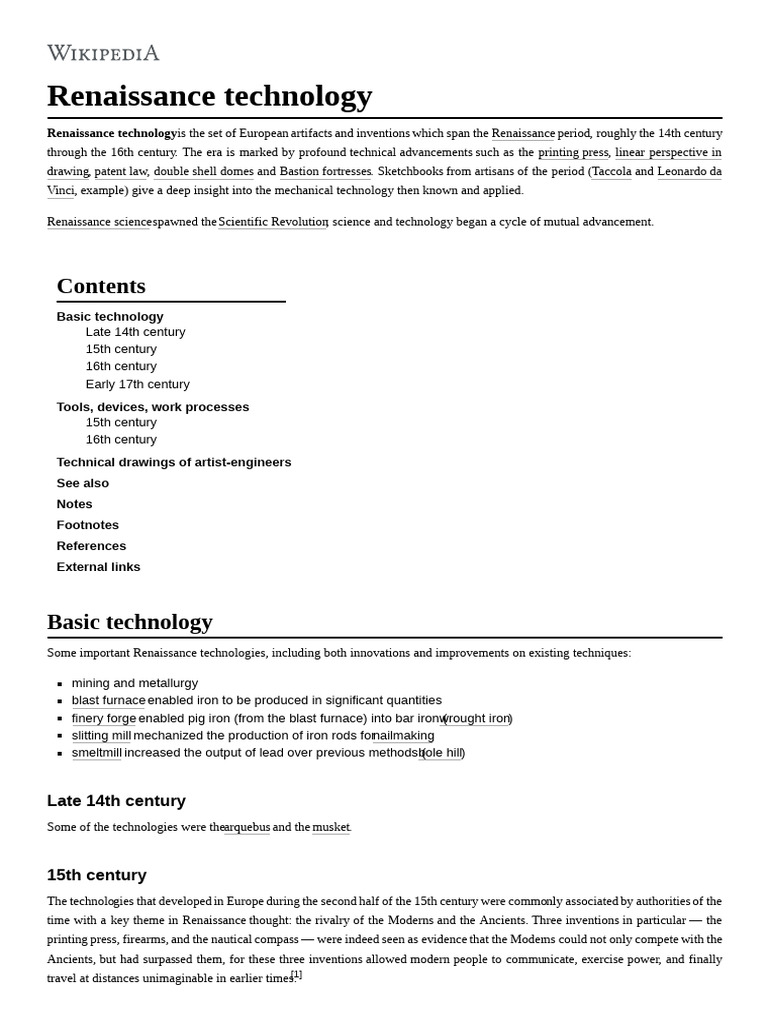 07 Renaissance_technology | PDF