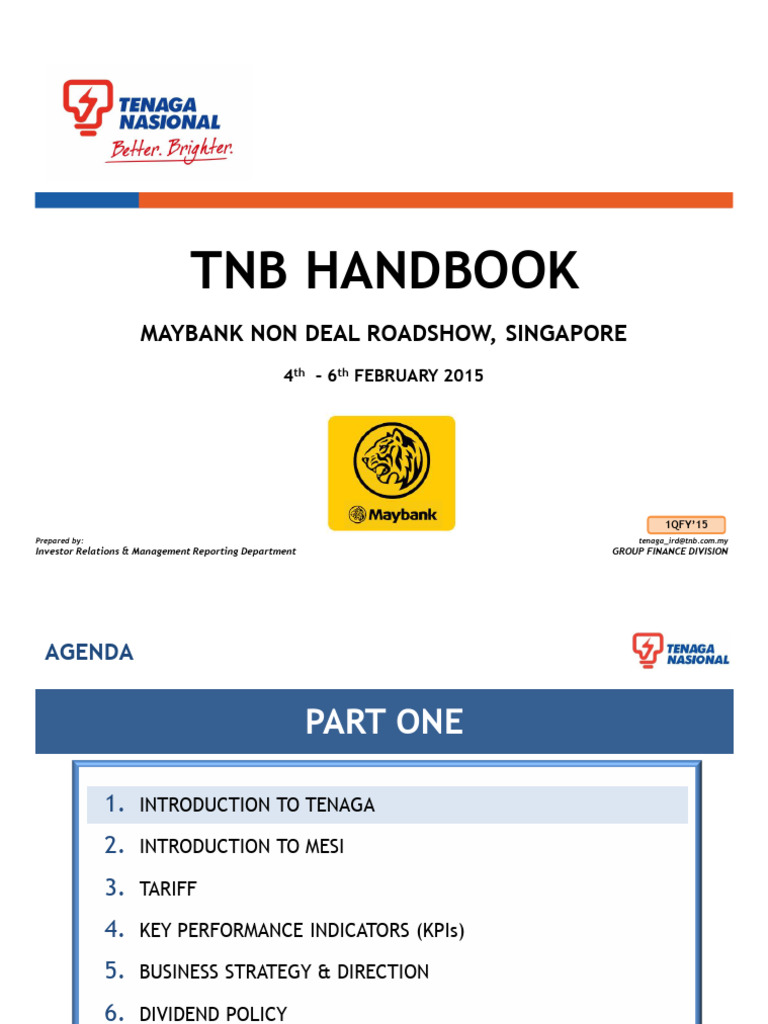 TNB Handbook | PDF | Power (Physics) | Electric Power