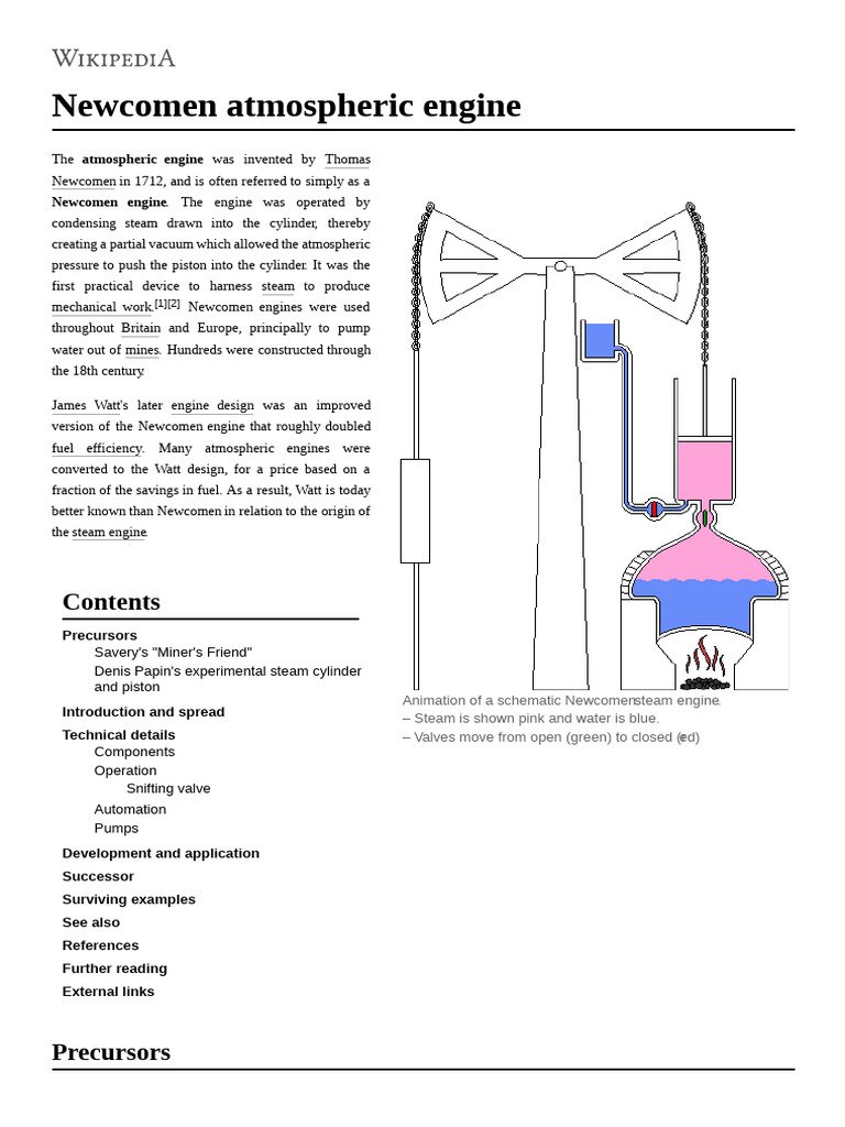 10 Newcomen - Atmospheric - Engine | PDF