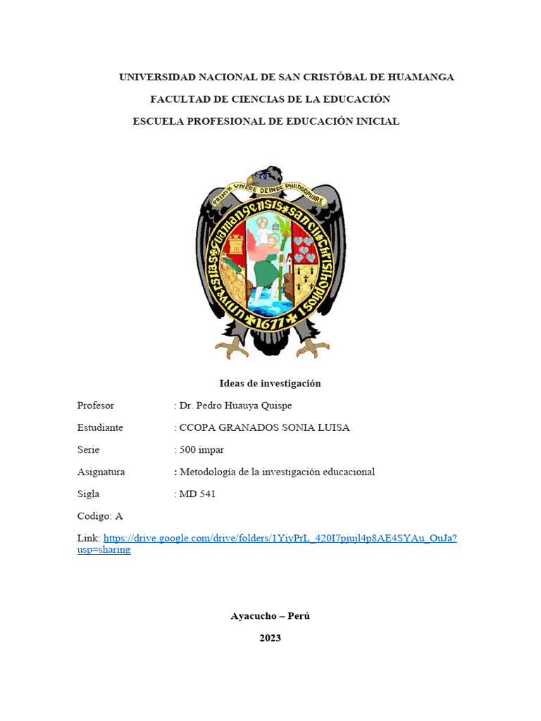 Tarea 1 Inv | PDF | Salud y bienestar