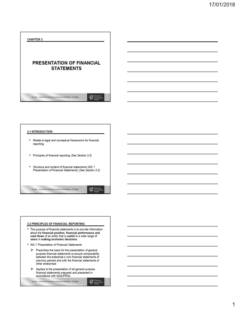 Chapter 3 - Presentation of Financial Statements - QN (Compatibility Mode) | PDF | Financial ...