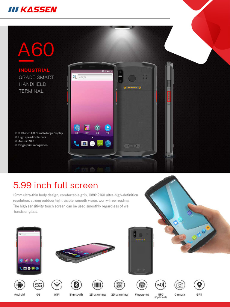 Kassen A60 Specifications | PDF | Barcode | Information And ...
