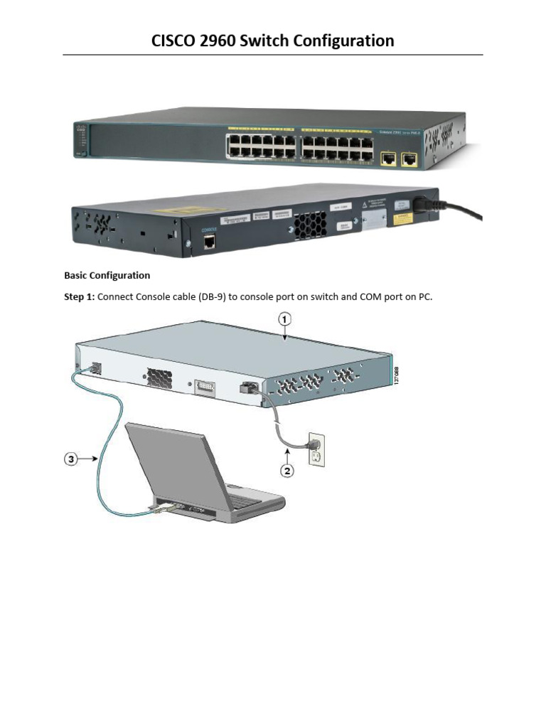 8.CISCO 2960 Switch Configuration DHCP VLAN | PDF