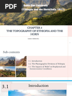 Ethiopia's Topography and Physiographic Divisions | PDF | Plateau ...