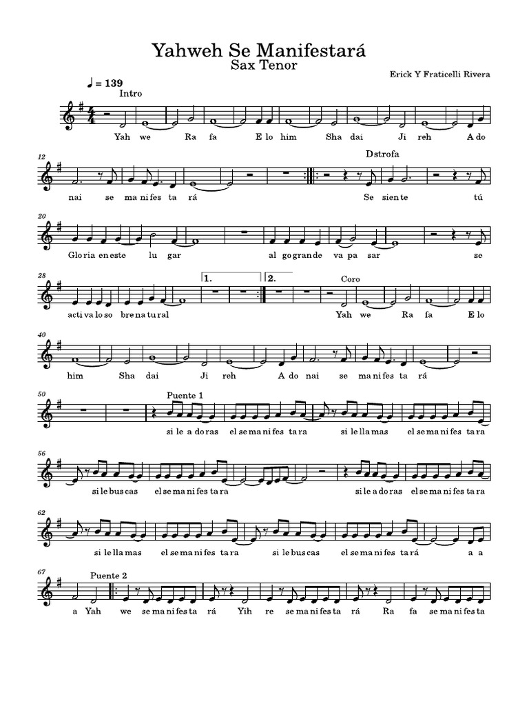 Yahwe Se Manifestar | PDF