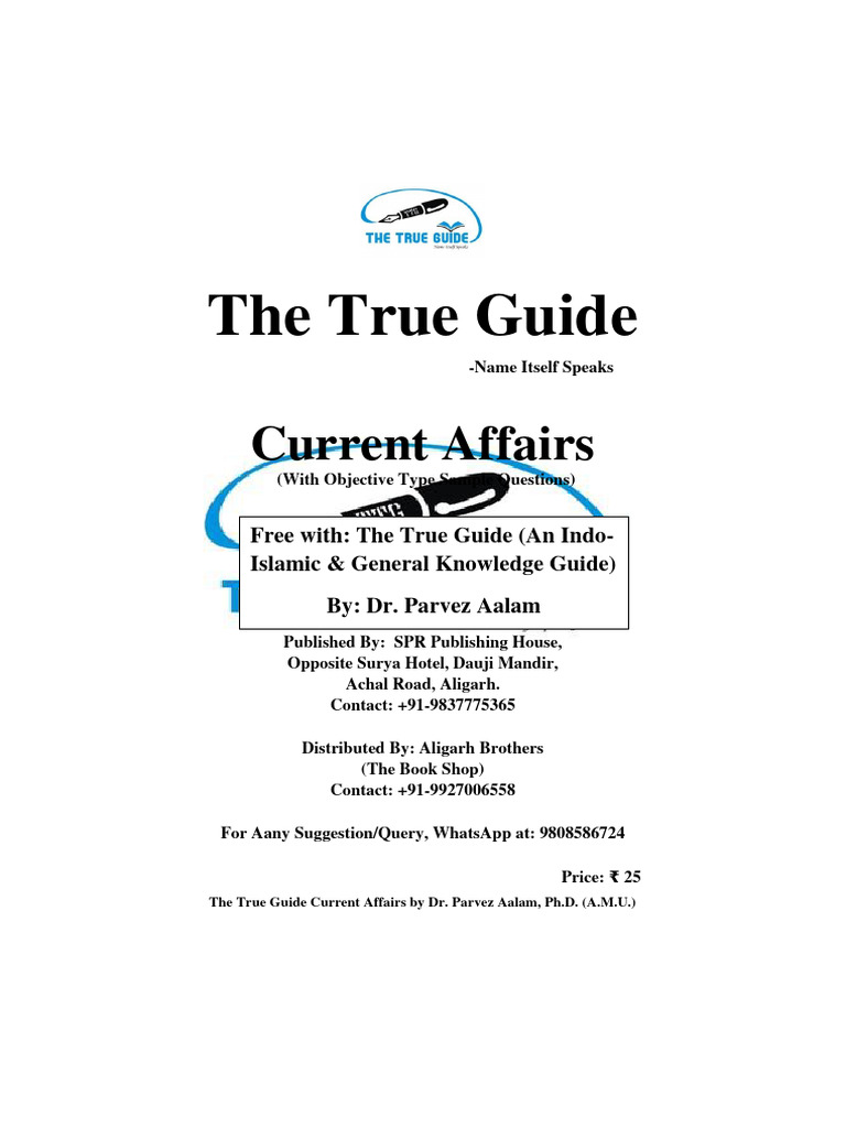The True Guide Current Affairs | PDF