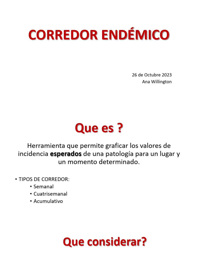 Corredor Endémico Aw | PDF