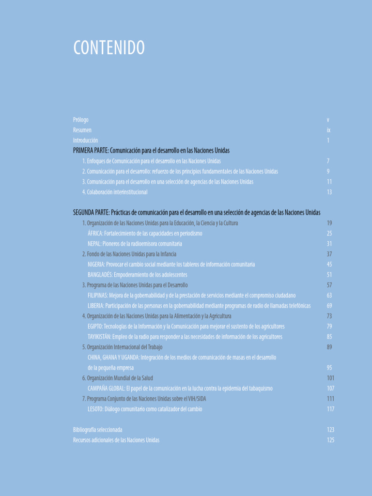 Comunicacion para El Desarrollo en Las Naciones Unidas - Lectura-9-60 ...