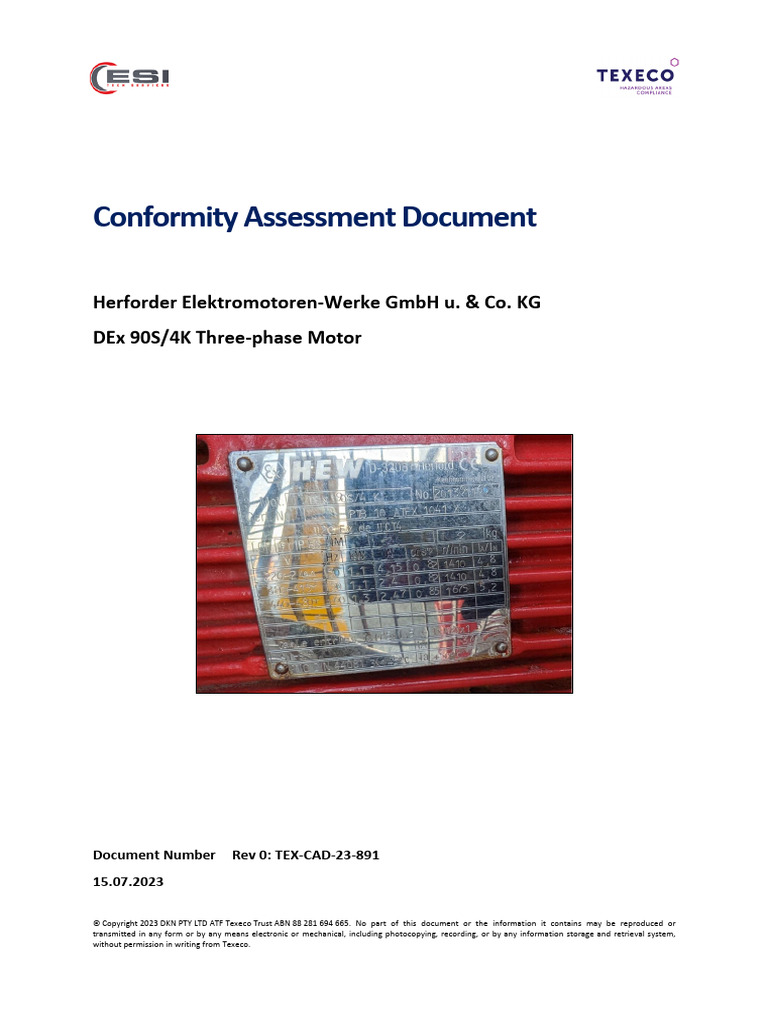 Tex-Cad-23-891 - Hew Dex 90s4k - PTB 10 Atex 1041x Rev 0 | Download ...
