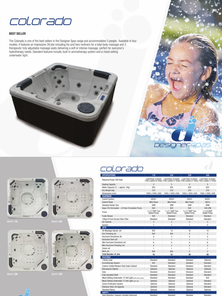 Designer Spa - Colorado Flyer | PDF