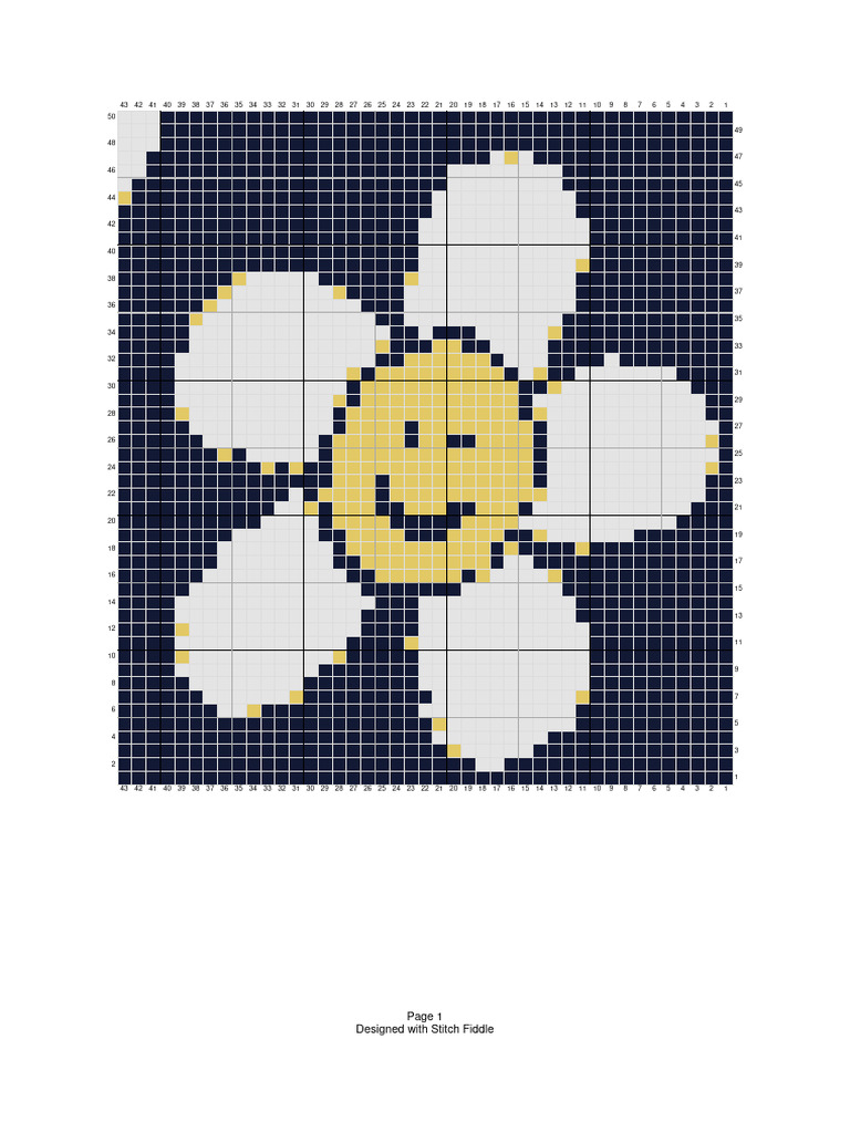 Chart - Stitch Fiddle | PDF