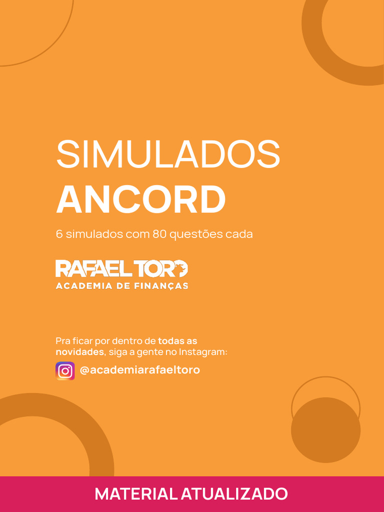 Simulados ANCORD 80 Questoes | PDF | Comprovante de depósito | Business