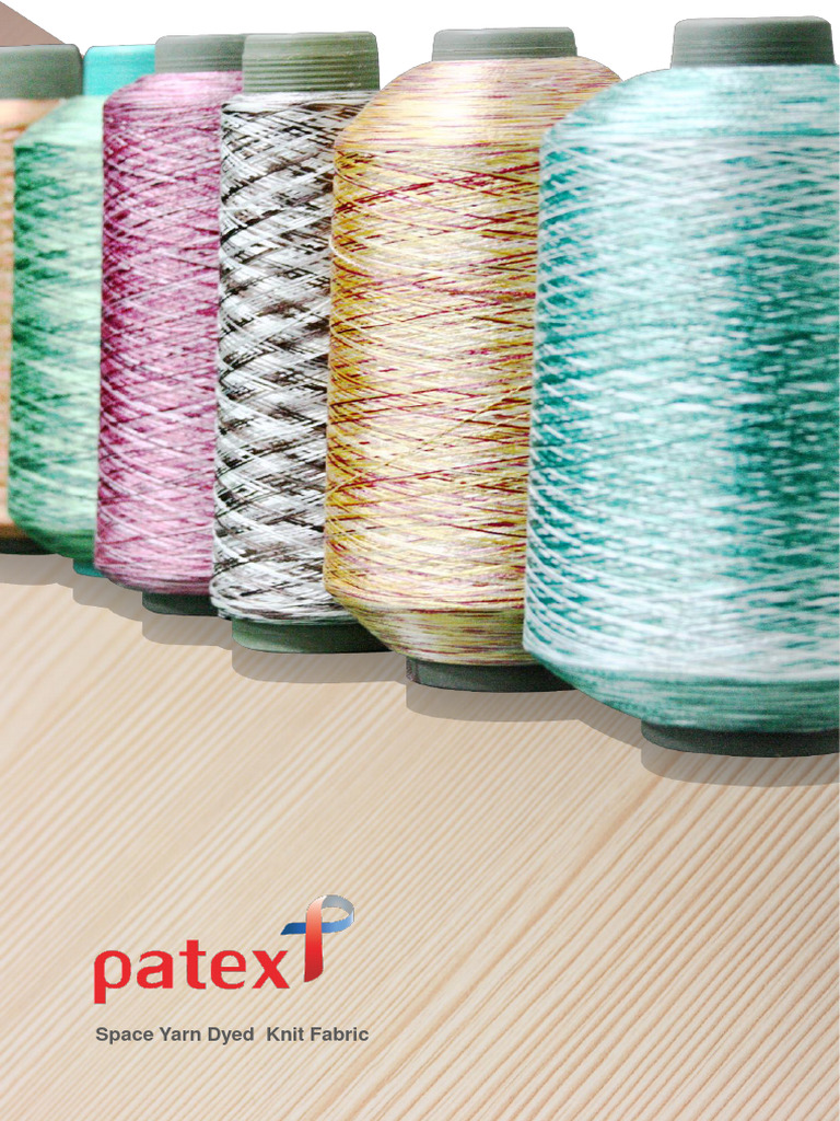 Space Yarn Dyed Knit Fabric Overview | PDF | Textiles | Knitting