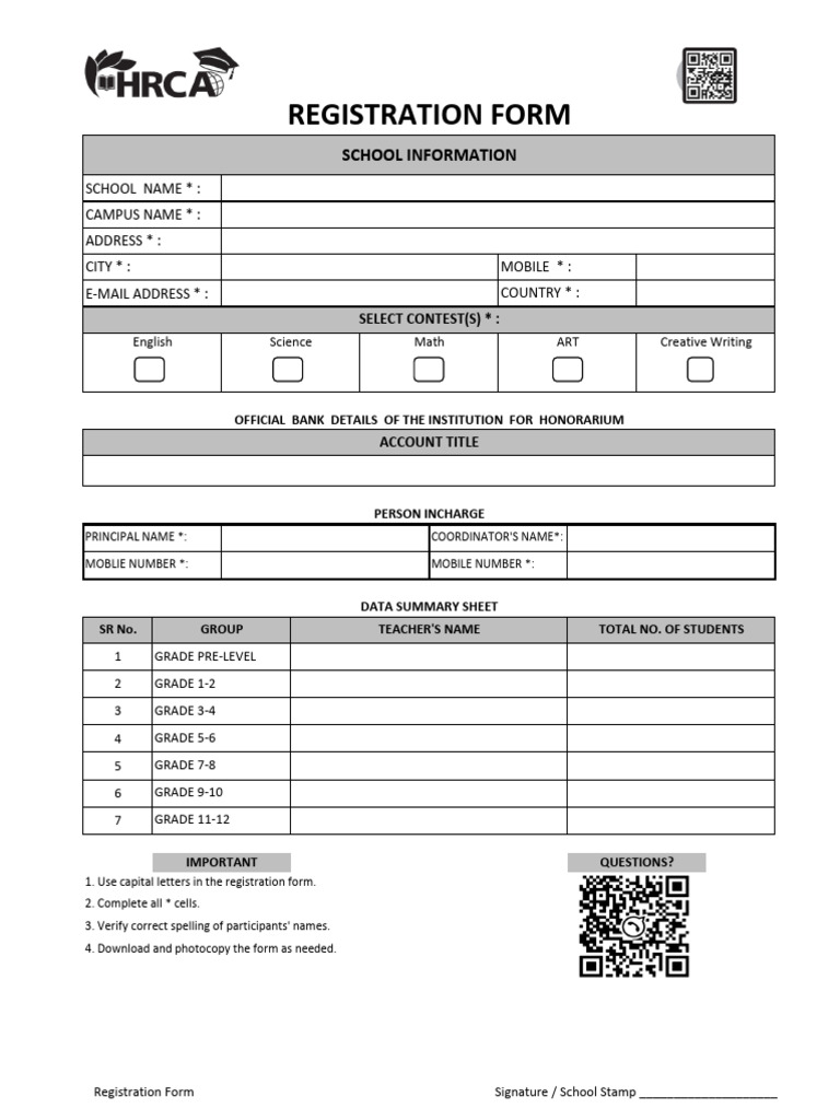 Registration Form-Eng-Sci-2024 | PDF
