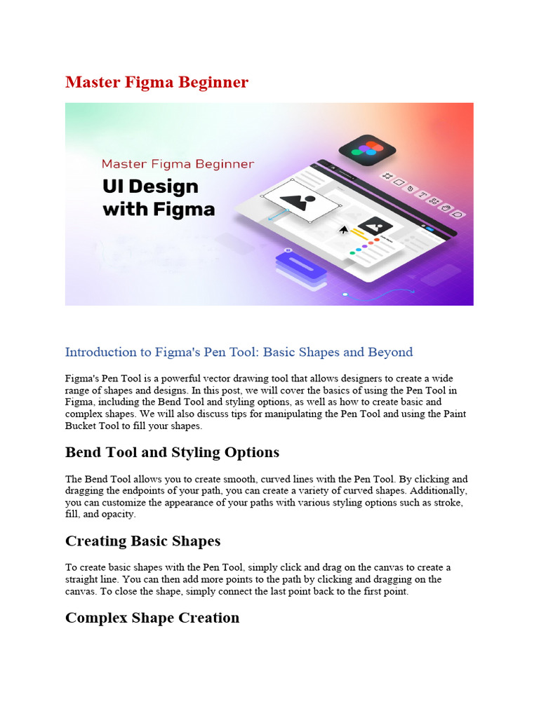 Master Figma Beginner | PDF Master Figma Beginner | PDF