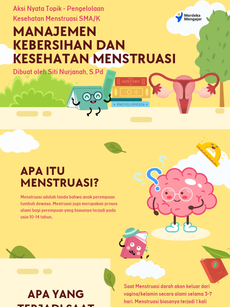 Aksi Nyata - Manajemen Kebersihan Dan Kesehatan Menstruasi | PDF