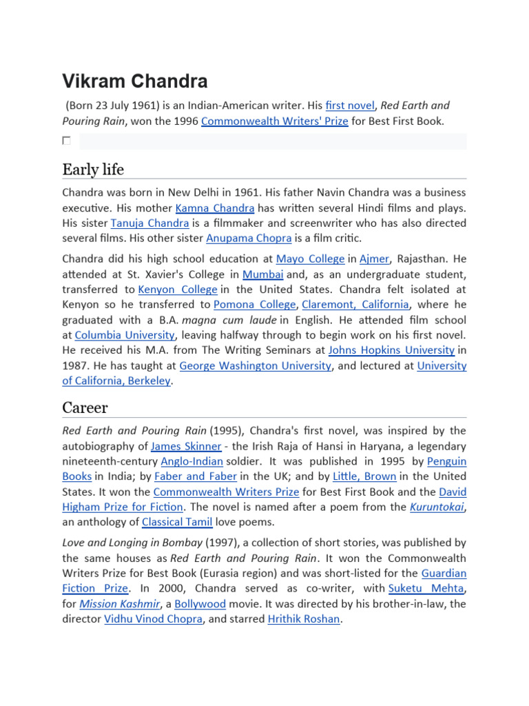 Vikram Chandra Eng Project | PDF