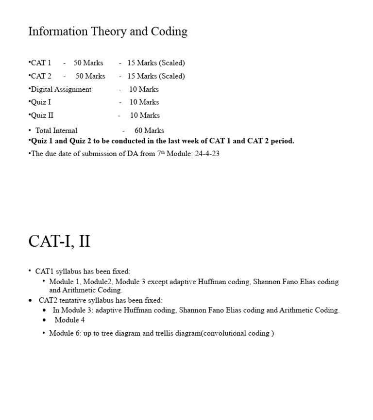 Information Theory and Coding | PDF