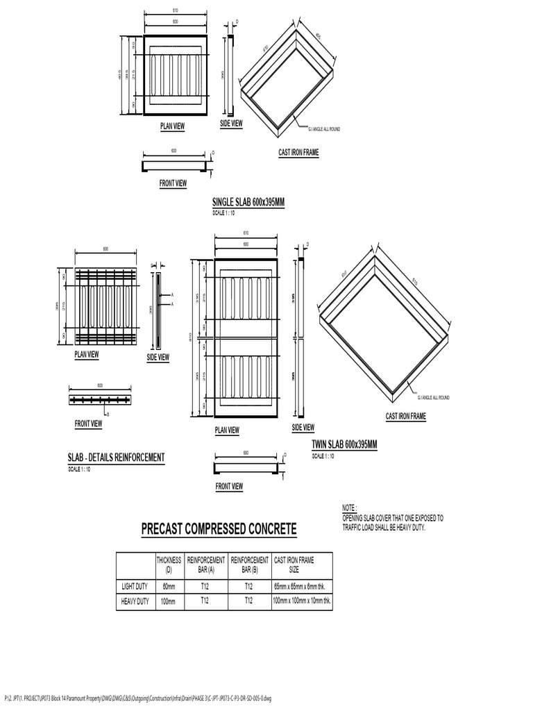 PCC Cover Slab | PDF