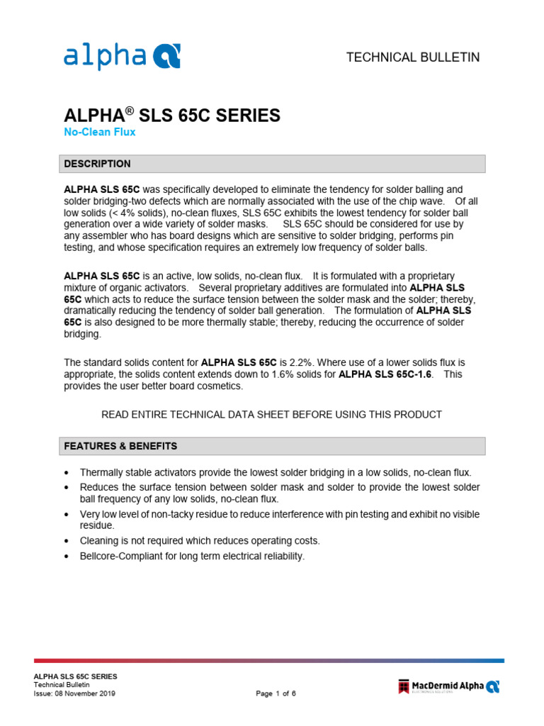 Alpha SLS 65C | PDF | Industrial Processes | Electrical Engineering
