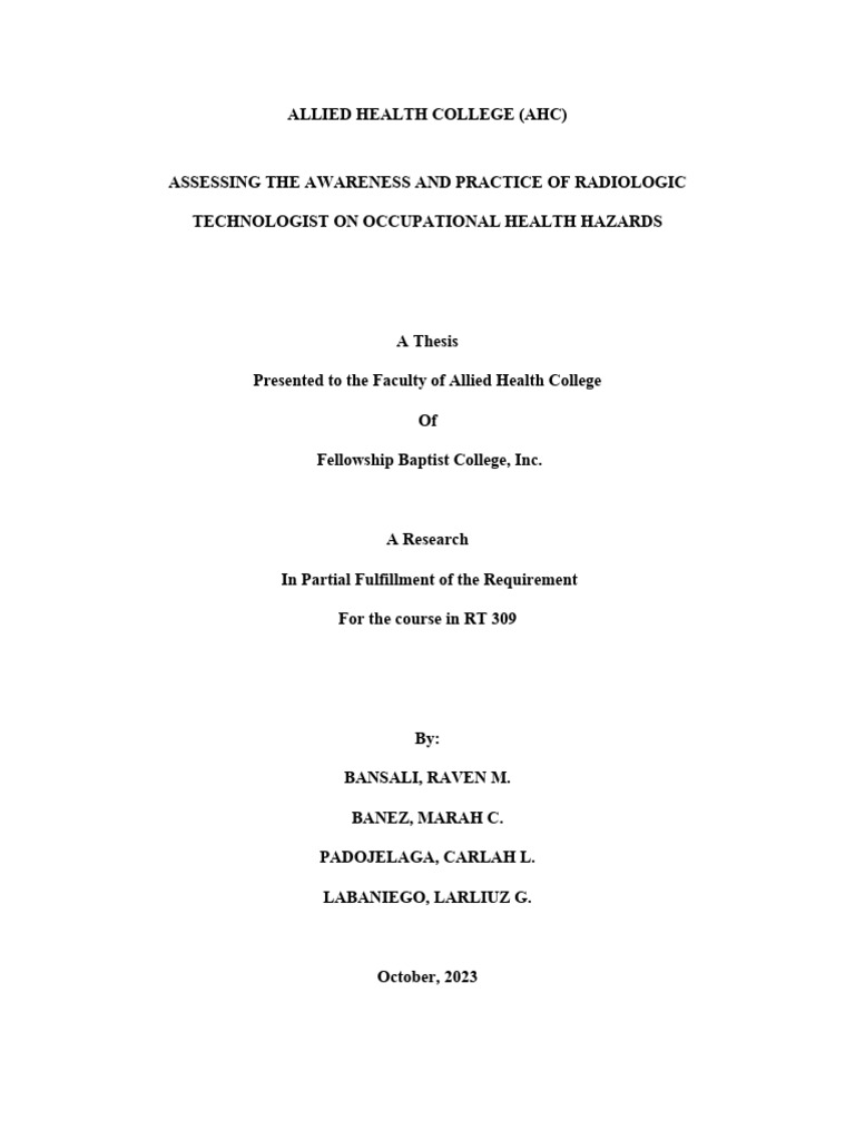 Level of Awareness | PDF