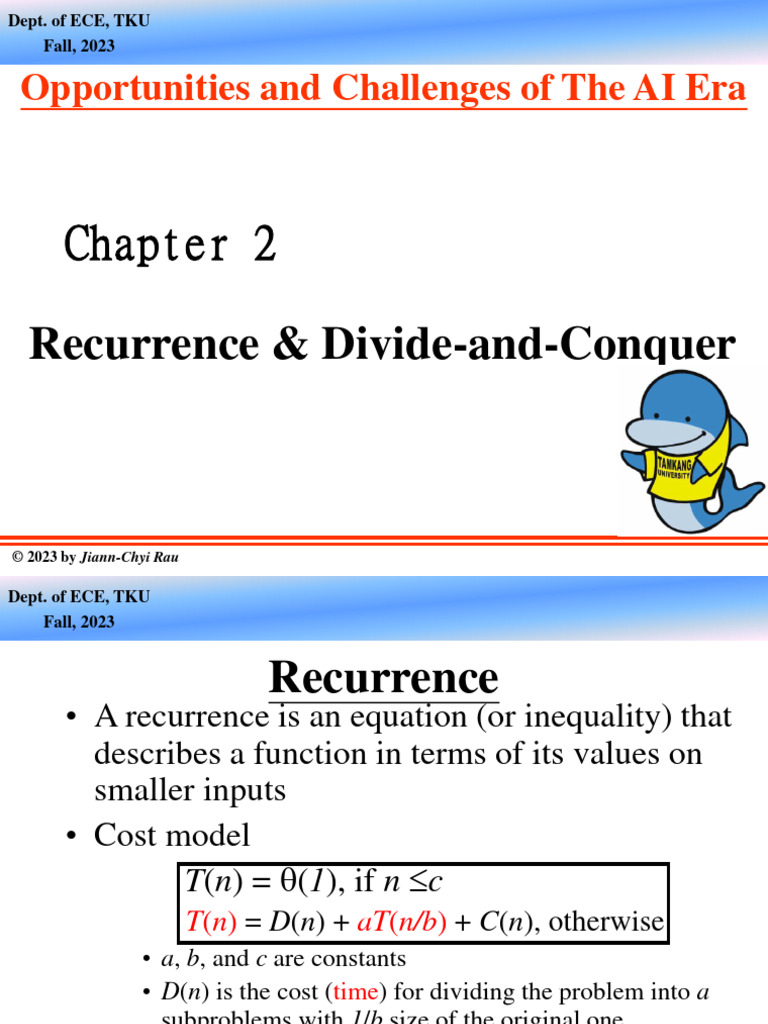 Algorithms (112 01) Ch2 | PDF