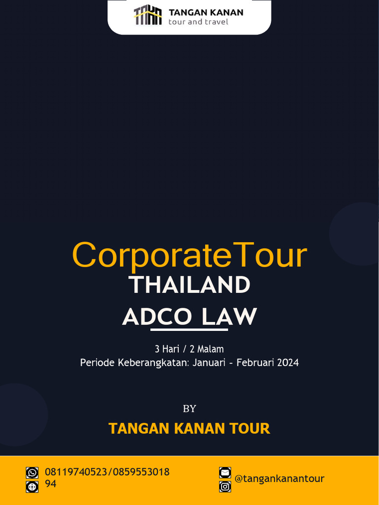 2011 - Offers 3D Thailand - Adco Law | PDF