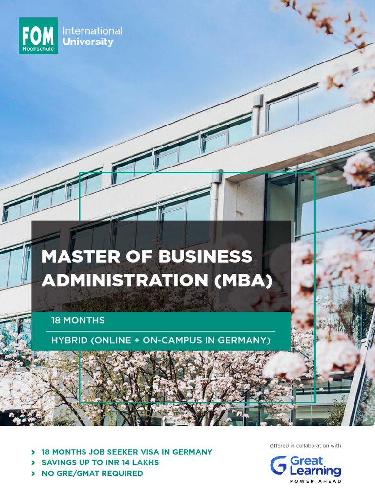 Fom Mba | PDF | Master Of Business Administration | Learning
