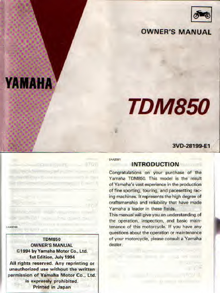 User Manual TDM850 | PDF