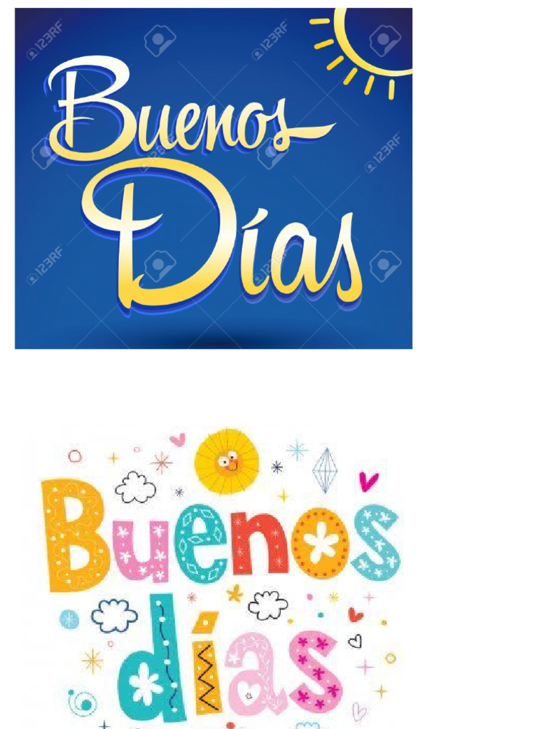 Buenos Dias. | PDF