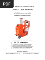 Genie Operator's Manual | PDF | Elevator | Crane (Machine)