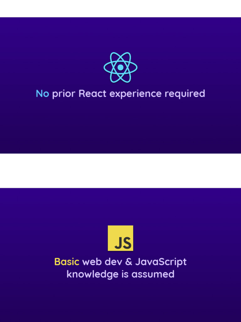 1slides - React Complete Guide Code 01 Getting Started | PDF