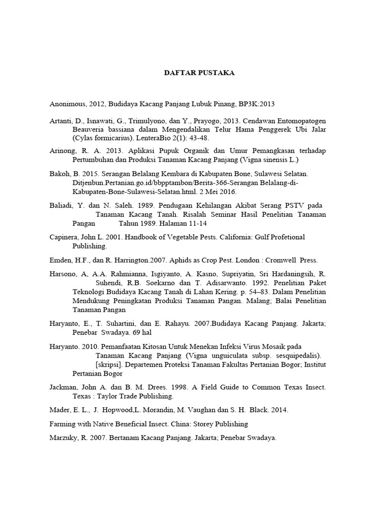 Daftar Pustaka | PDF