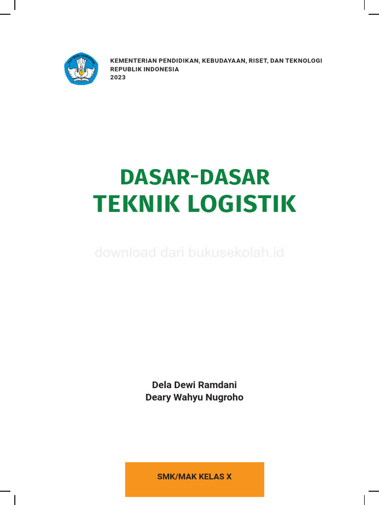 Dasar Dasar Teknik Logistik Smk Ma Kelas 10 Kurikulum Merdeka Pdf