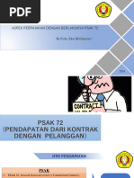 Panduan PSAK 72: Pengakuan Pendapatan | PDF
