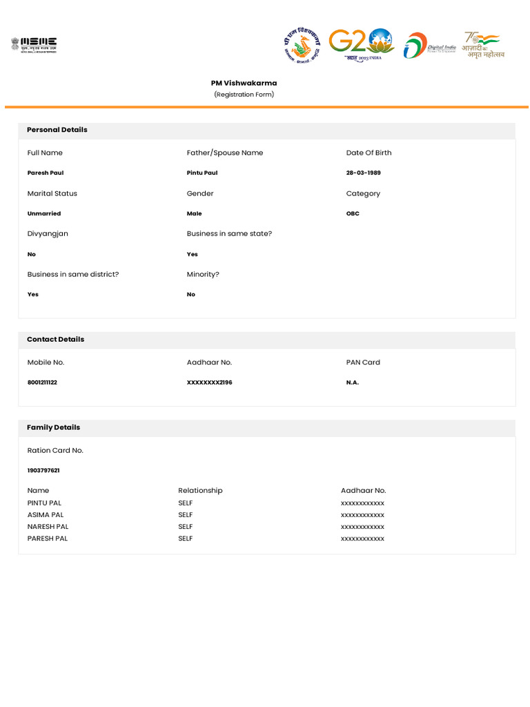 ApplicationForm - WB 008 109674 06773118 | PDF