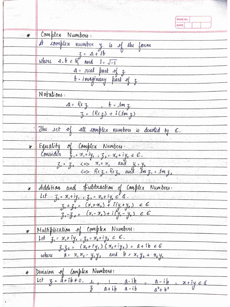 Complex Analysis Note | PDF
