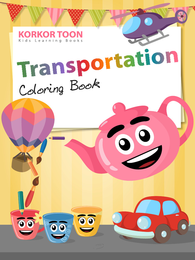 Transportation Coloring Book | PDF