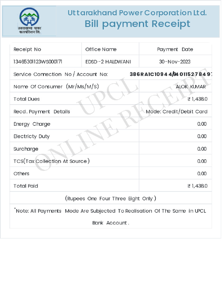 Bill Payment | PDF