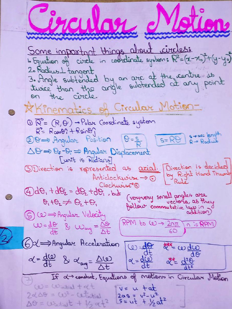 Circular Motion | PDF