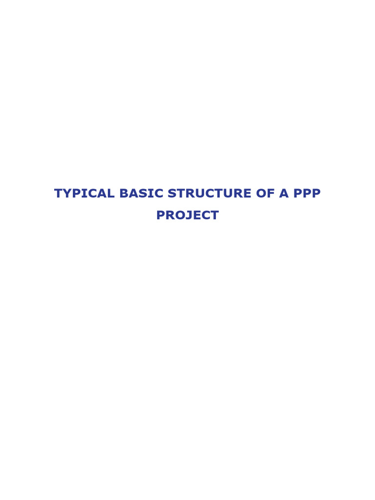 Ref_Content_Typical-Basic-Structure-of-a-PPP-Project | PDF