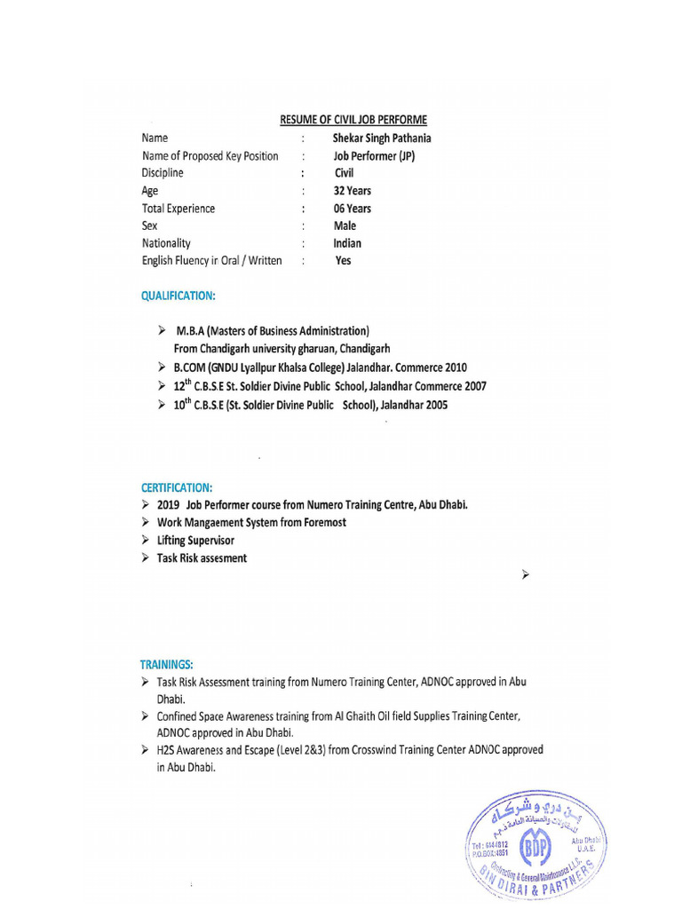 S Resume | PDF