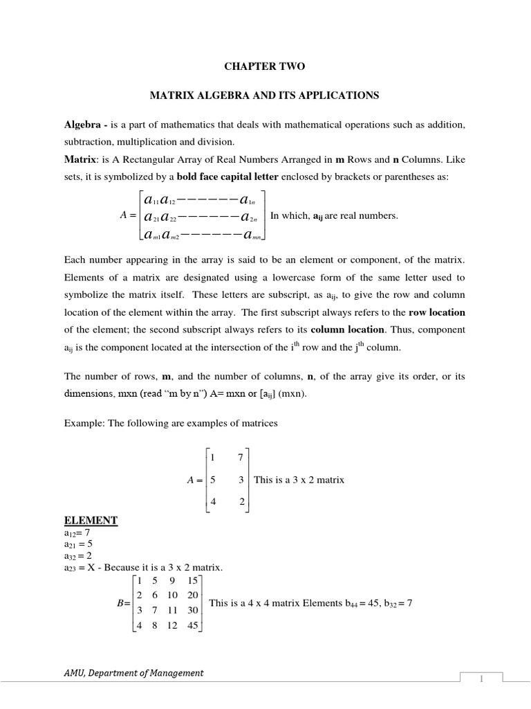 CH 2 Maths | PDF