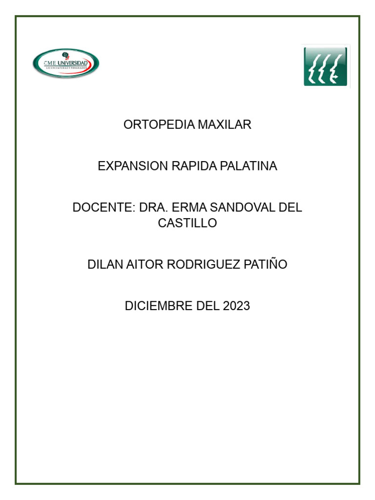 expansion rapida palatina | PDF expansion rapida palatina | PDF