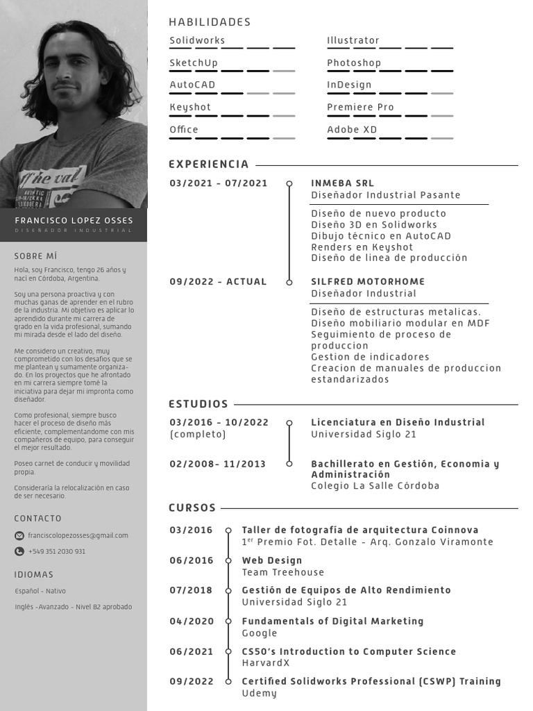 Curriculum Lopez Osses Din | PDF