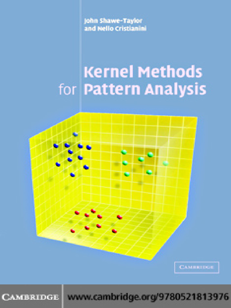 Kernel Methods For Pattern Analysis | PDF