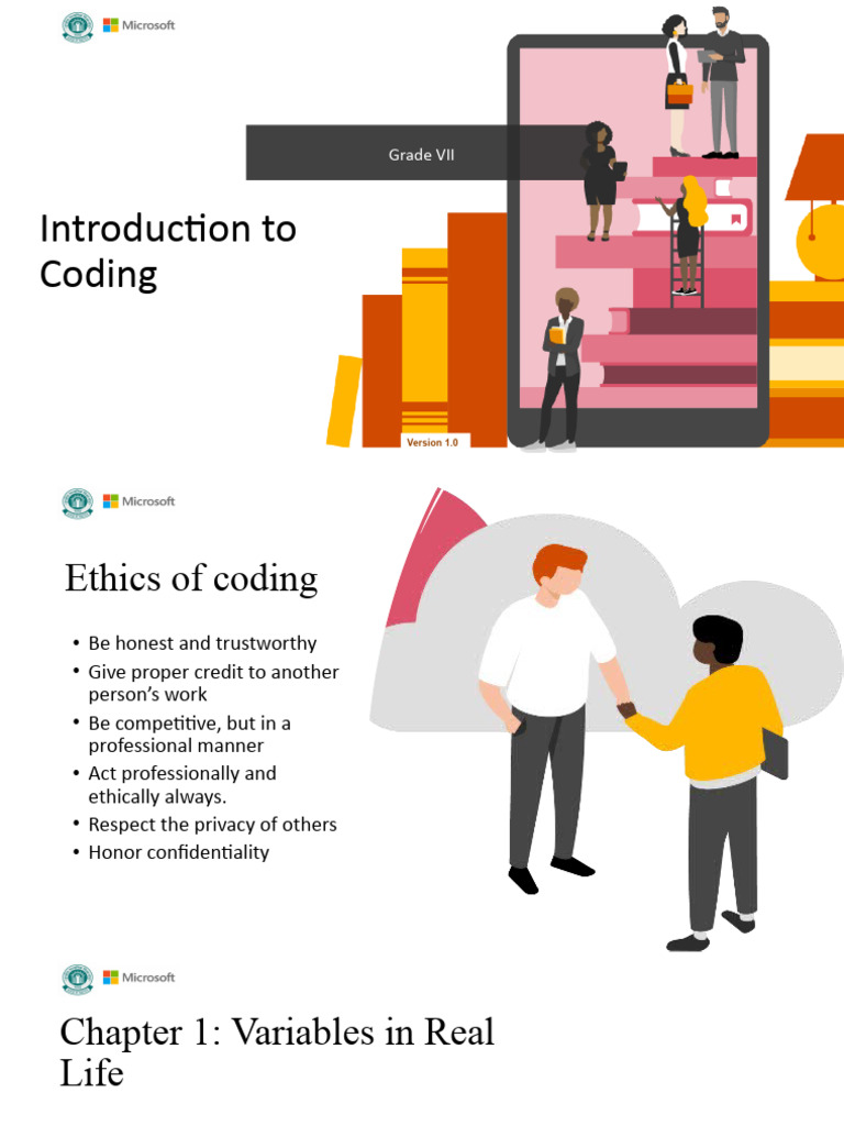 ClassVII Coding Teacher Presentation | PDF