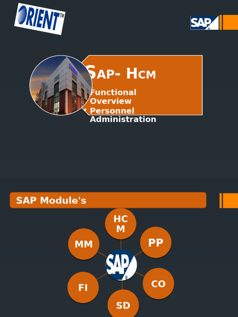 SAP HCM Intro | PDF | Payroll | Human Resource Management