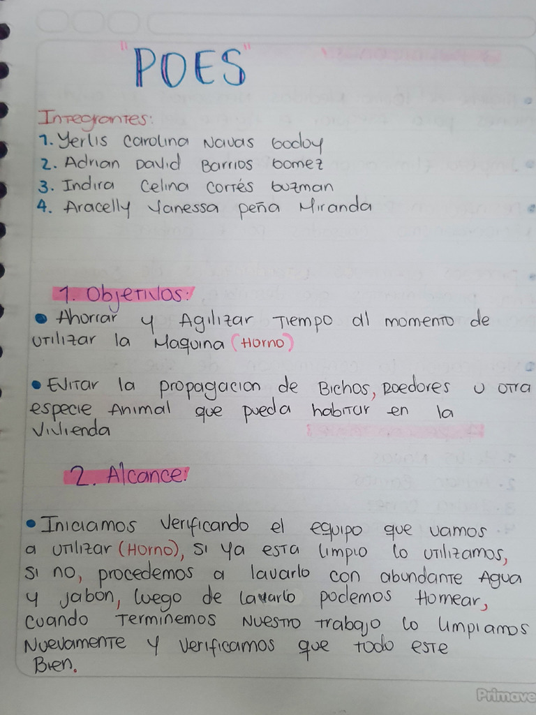 Poes Manipulacion de Alimentos | PDF