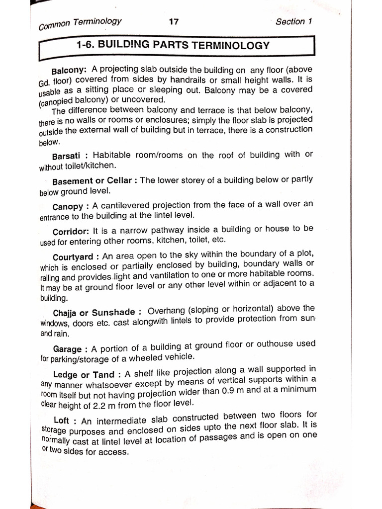 Building Drawing Notes | PDF